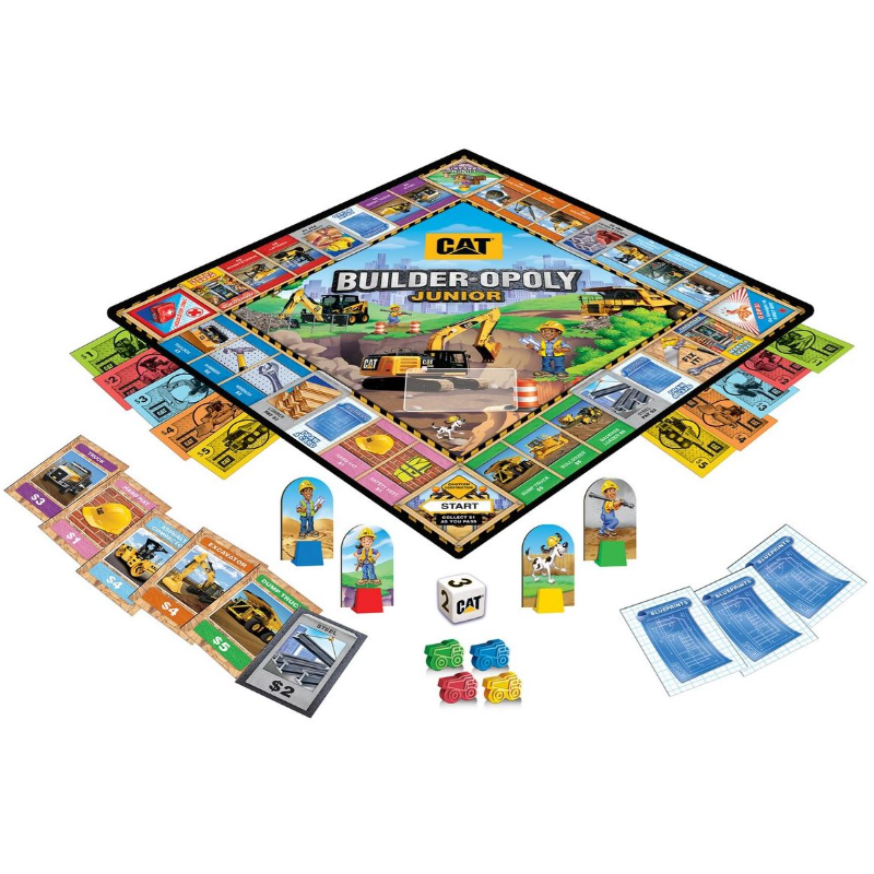 The Drake Group | CAT Caterpillar Builder-Opoly Jr Board Game
