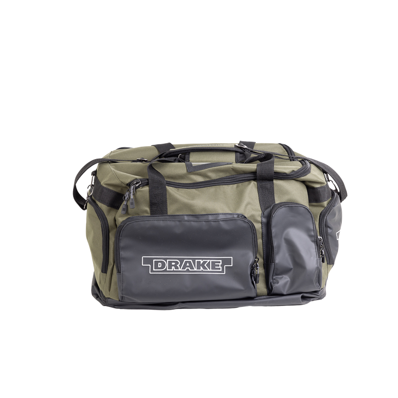 The Drake Group | Trail Bound Bag Green and Black with Drake Logo's