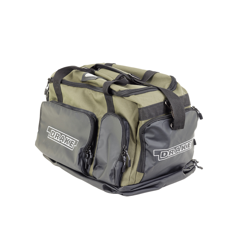 The Drake Group | Trail Bound Bag Green and Black with Drake Logo's
